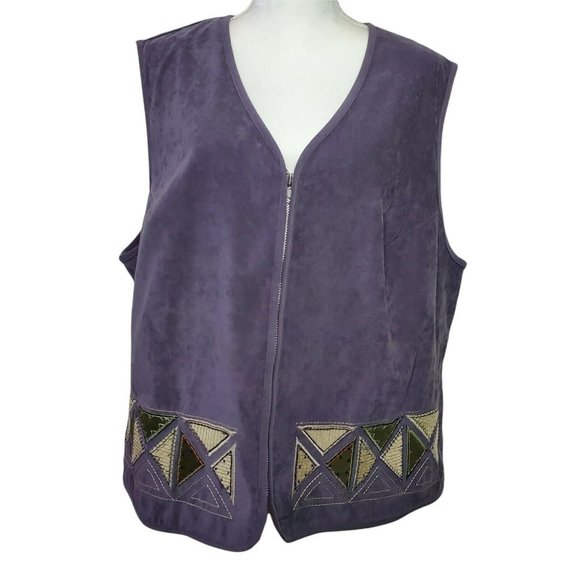 Koret | Jackets & Coats | Monterey By Koret Womens Patchwork Vest Vtg ...